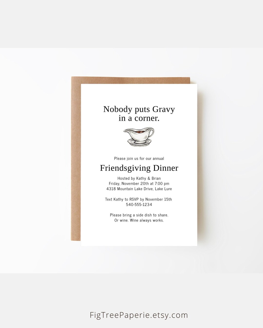 Funny Friendsgiving Invitation Friendsgiving Dinner Invite - Etsy