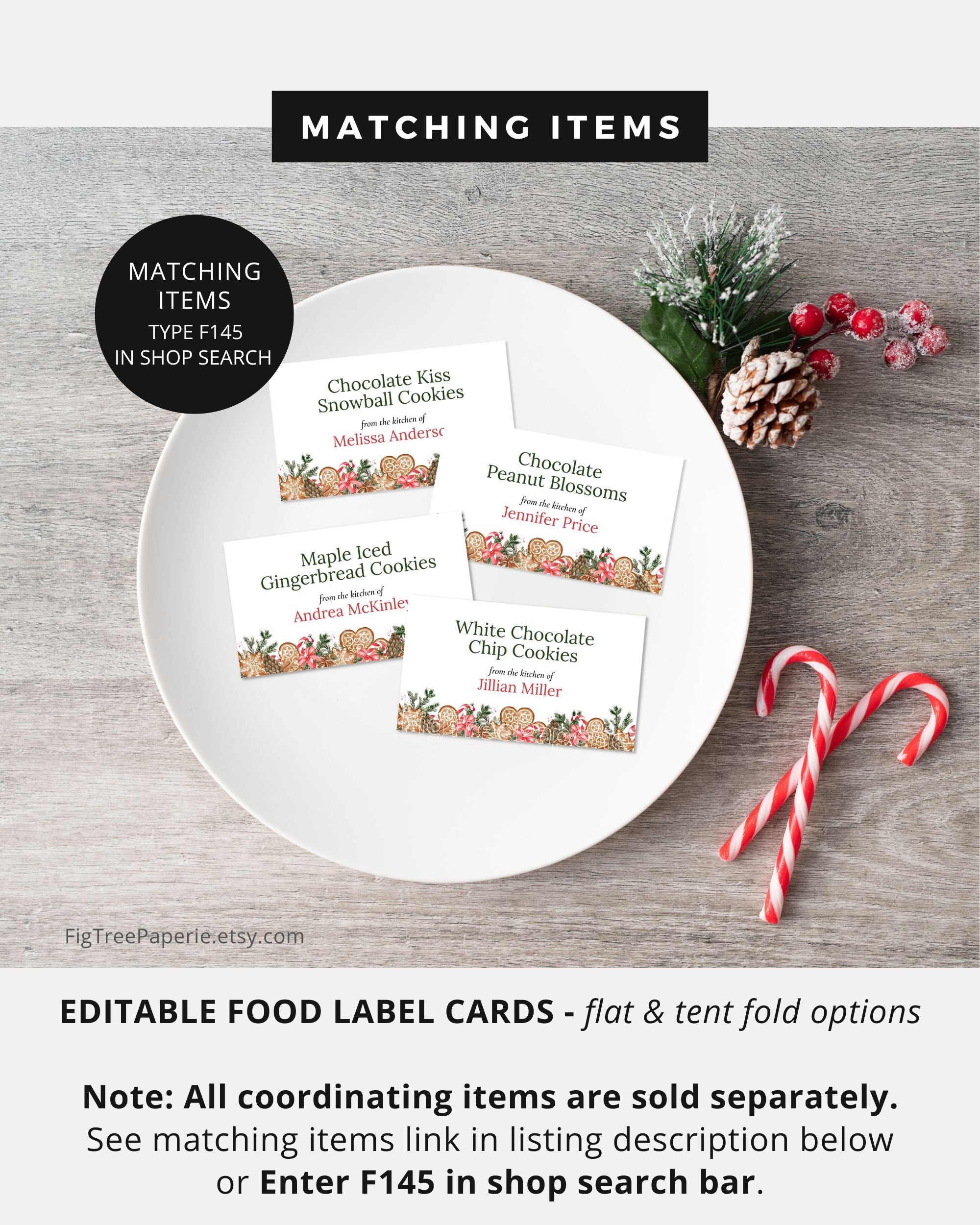 Cookie Exchange Vote Cards, Christmas Cookie Swap Voting Ballots, Best ...
