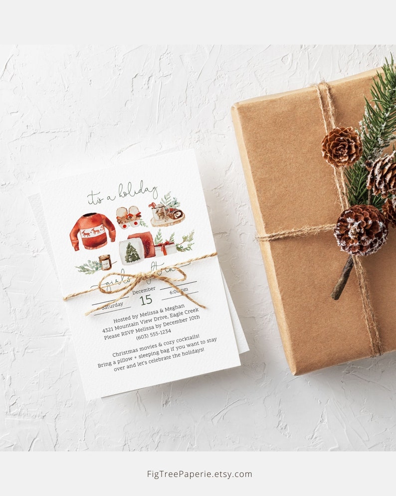 Girls Night Out Invitation, Ladies Night, Holidays Girls Night In ...