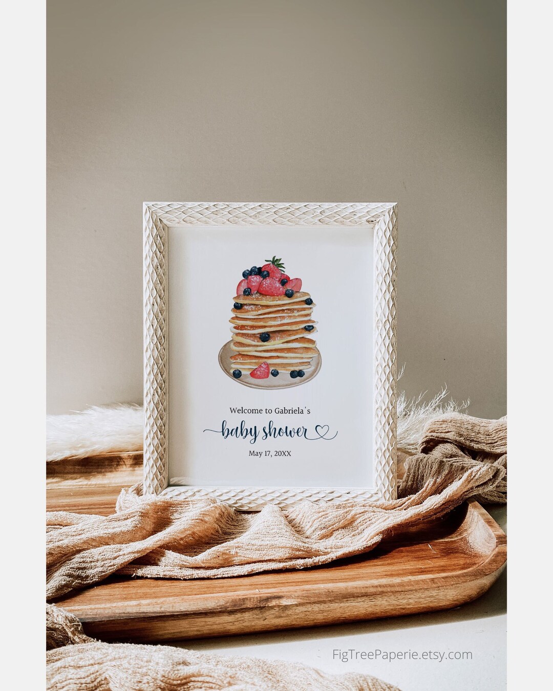 Baby Shower Brunch Welcome Sign, Breakfast Shower Welcome Sign, Baby ...