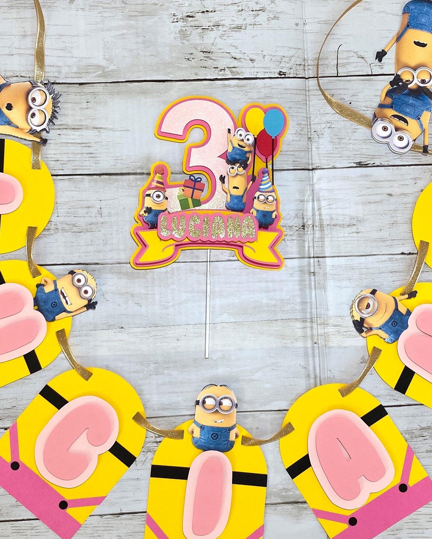 Minion Banner Minion Birthday Banner Minion Decoration - Etsy Canada
