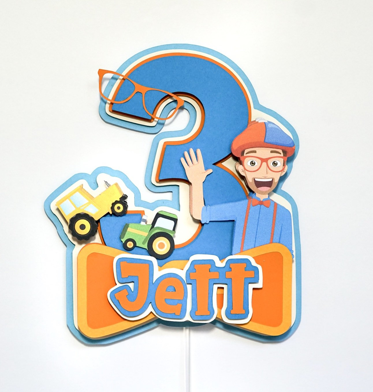 Blippi Cake topper Blippi Topper Blippi party - Etsy México