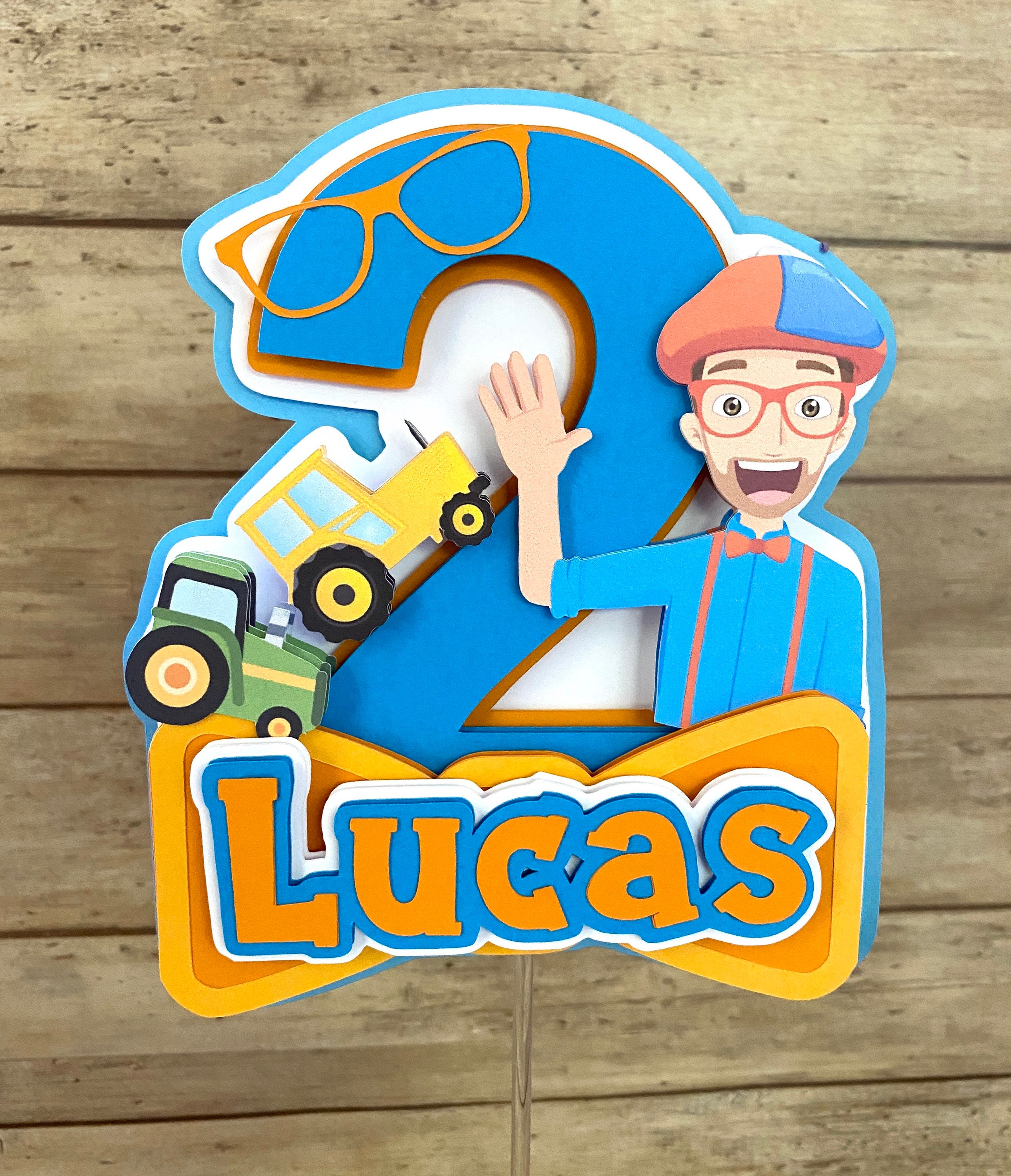 Blippi Cake topper Blippi Topper Blippi party - Etsy México