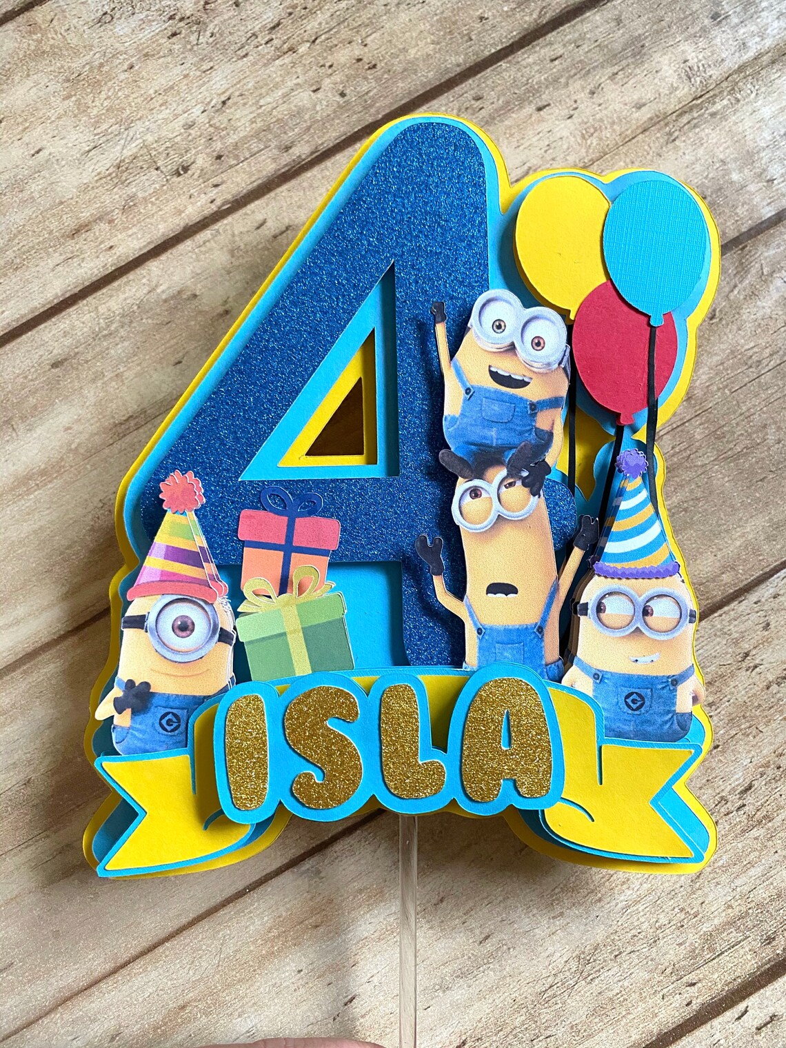 Minion Cake Topper Minion Topper Minion Birthday - Etsy