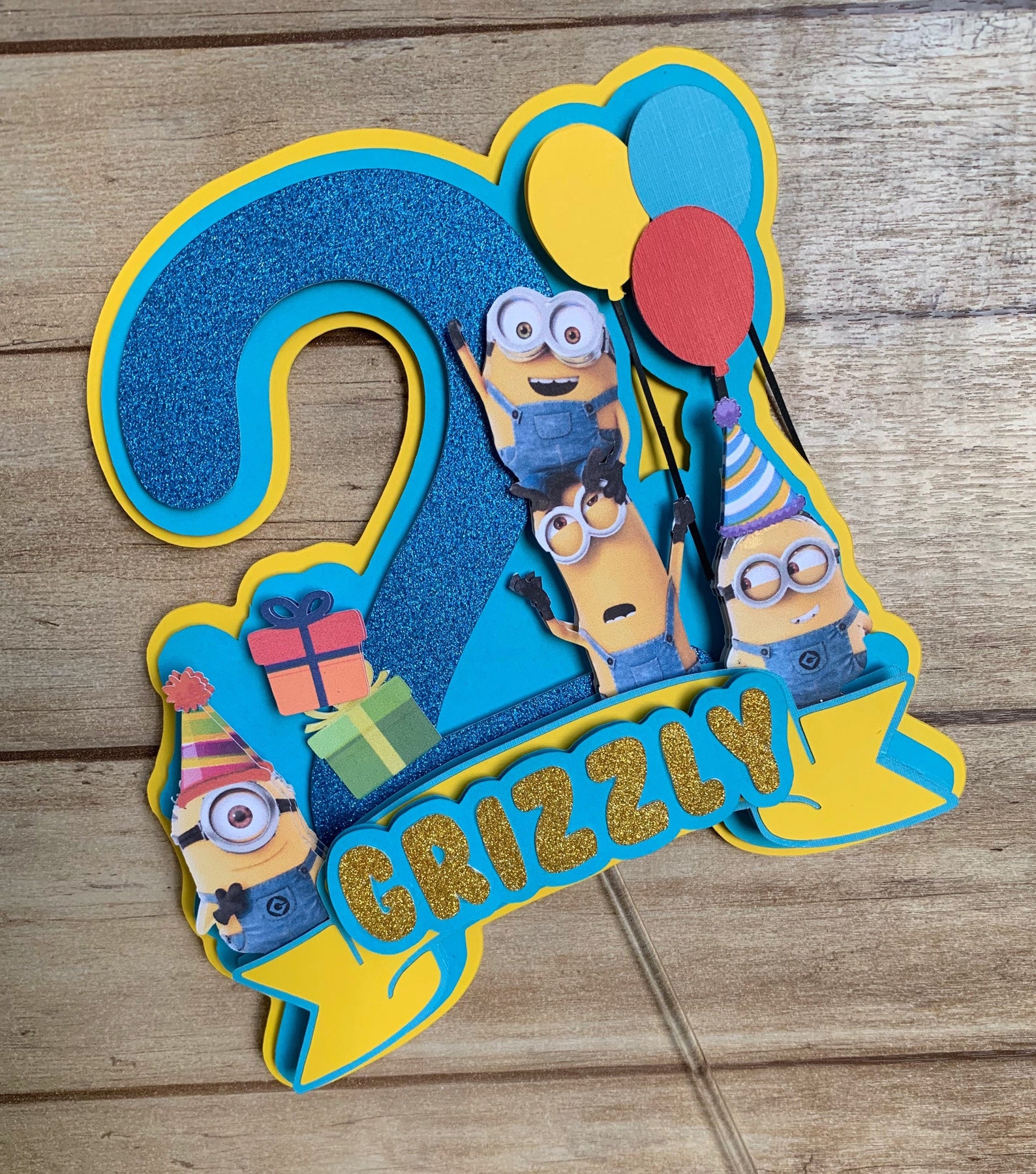 Minion Cake Topper Minion Topper Minion Birthday - Etsy