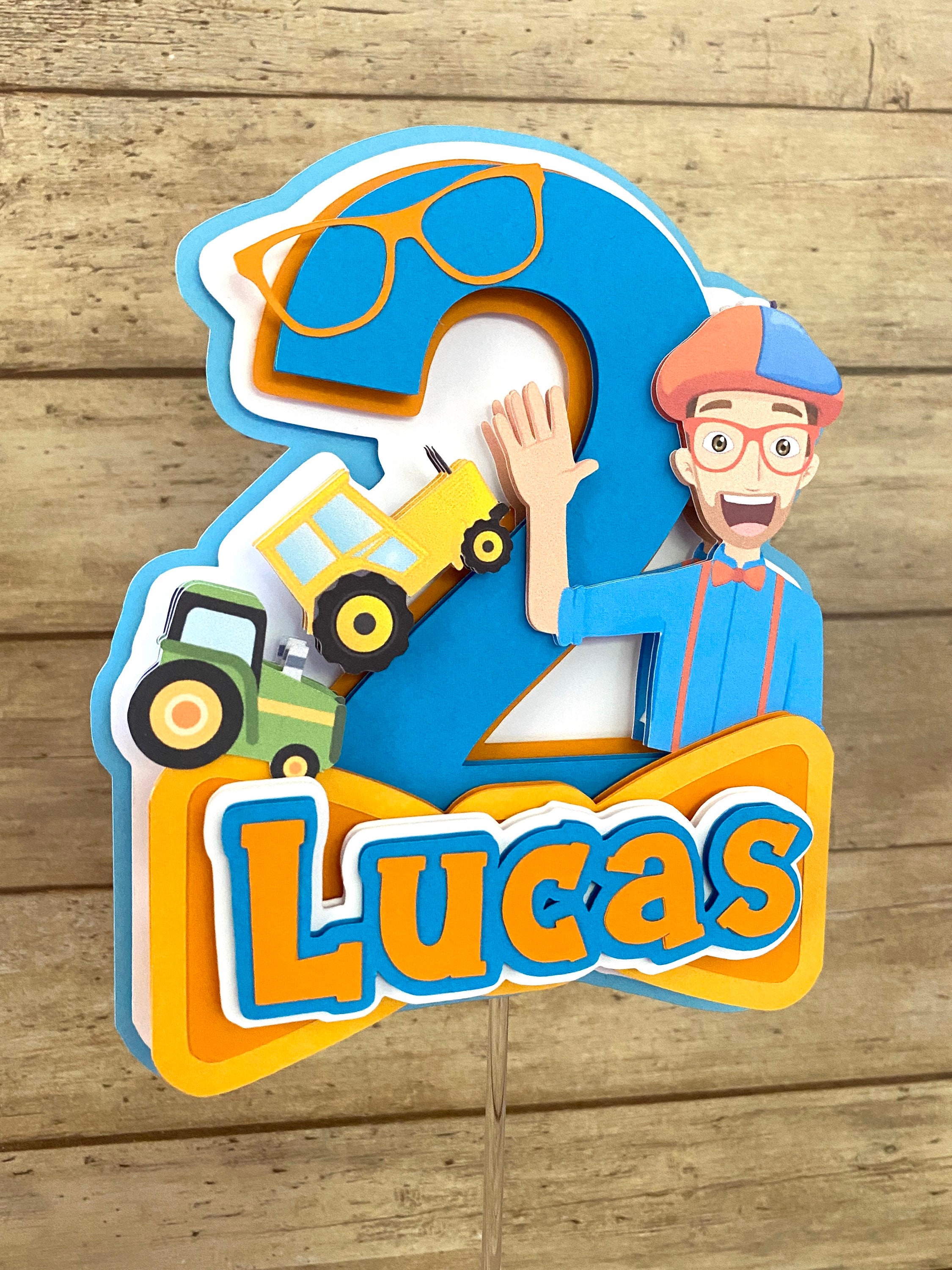 Blippi Cake topper Blippi Topper Blippi party - Etsy México