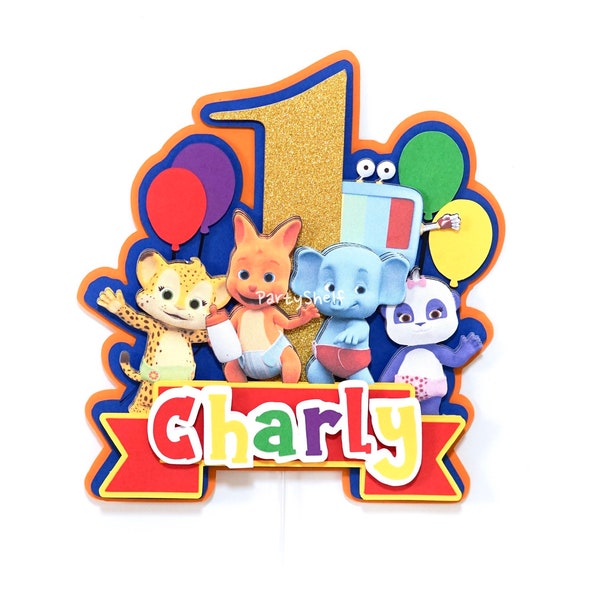 Word Party Cake Topper - Etsy