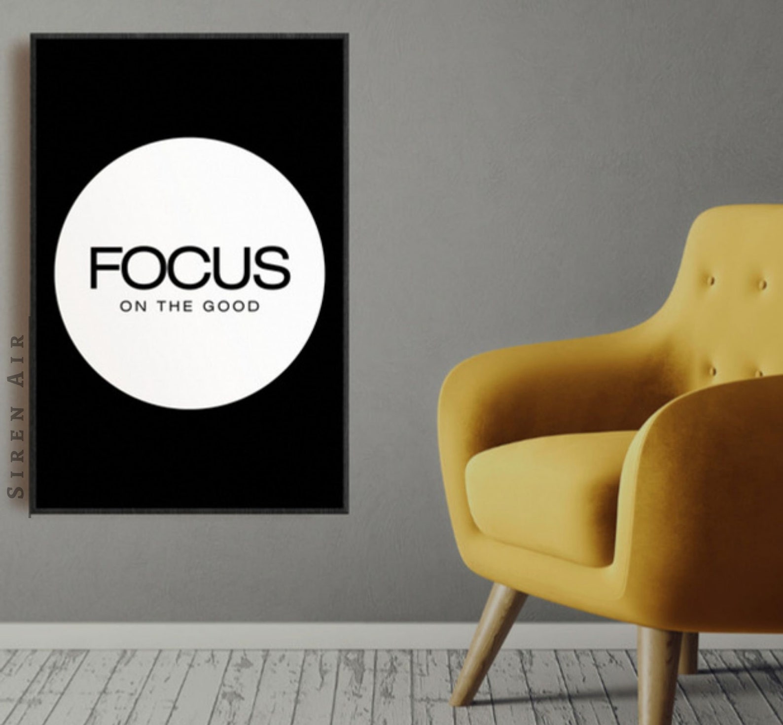 Focus on the Good Digital Wall Art Downloadable Art, Motivational Print ...