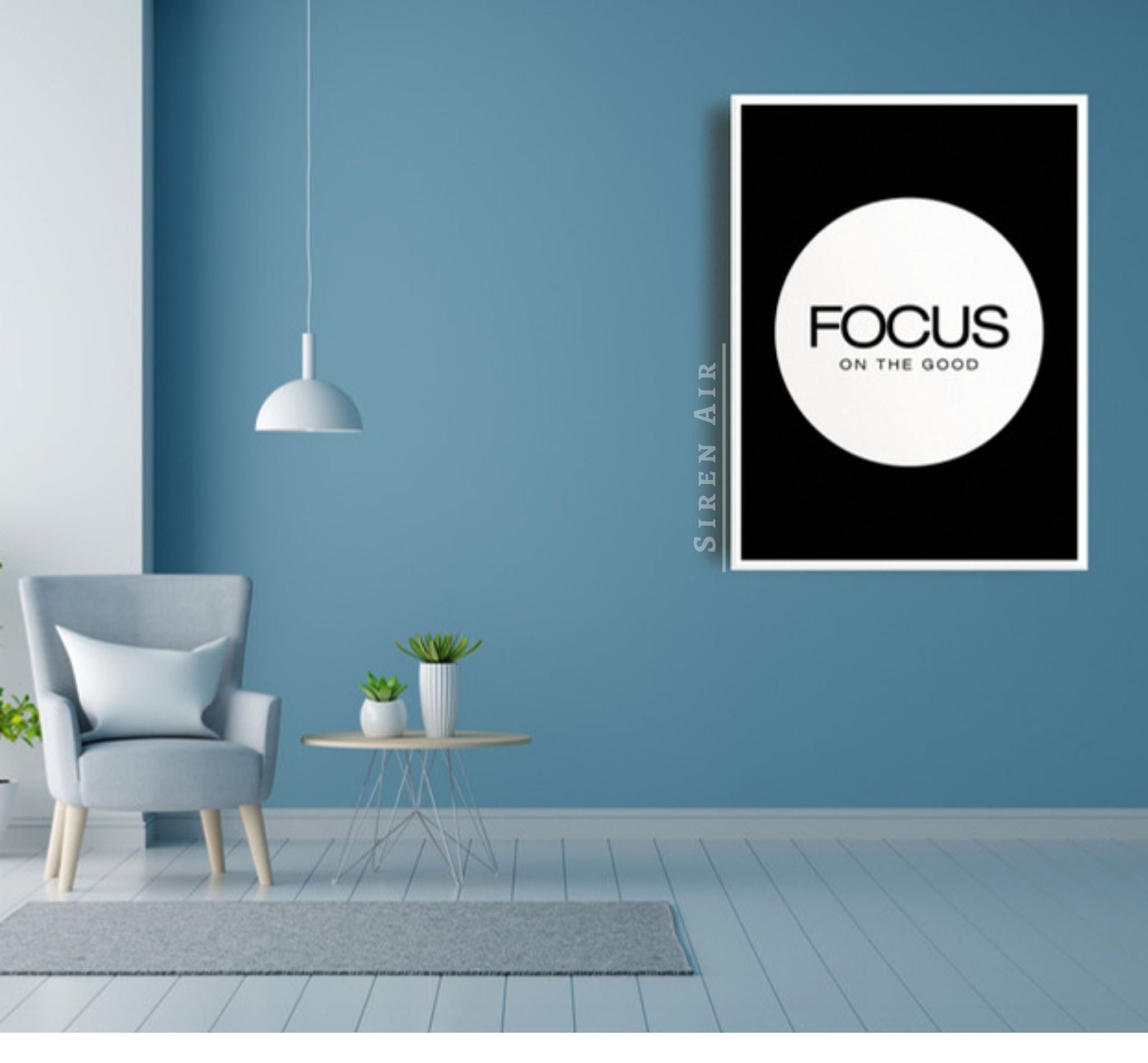 Focus on the Good Digital Wall Art Downloadable Art, Motivational Print ...