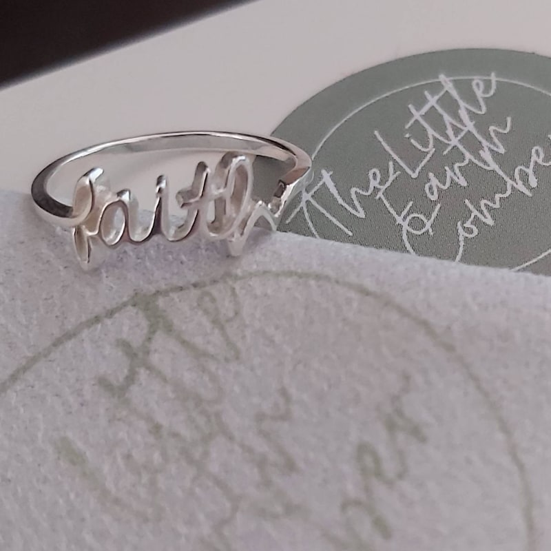 Faith Ring - Etsy