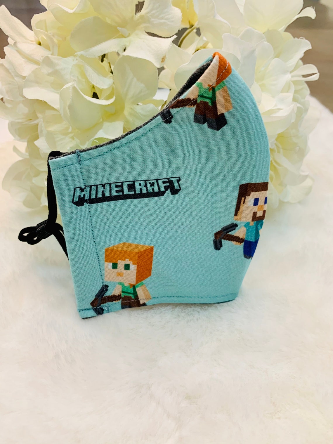 Steve Alex Toss Minecraft Face Mask FREE SHIPPING - Etsy