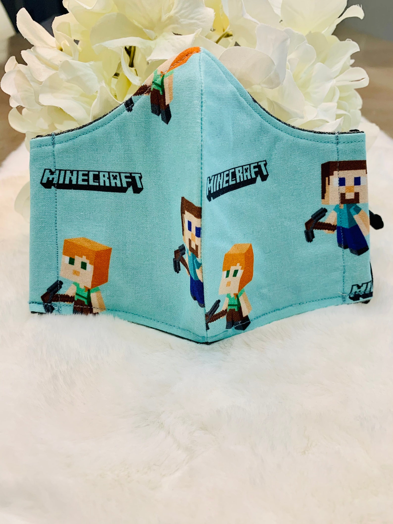 Steve Alex Toss Minecraft Face Mask FREE SHIPPING - Etsy