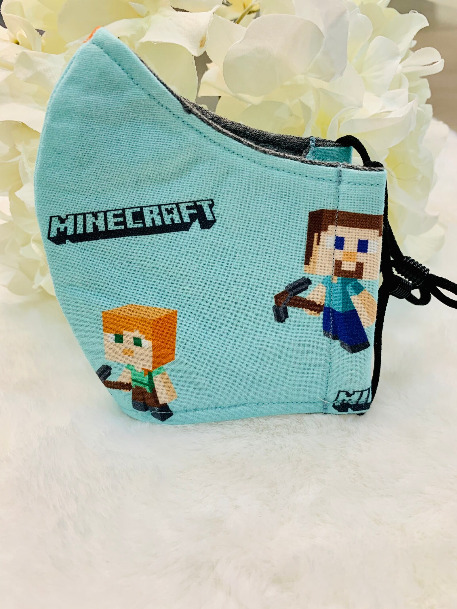 Steve Alex Toss Minecraft Face Mask FREE SHIPPING - Etsy