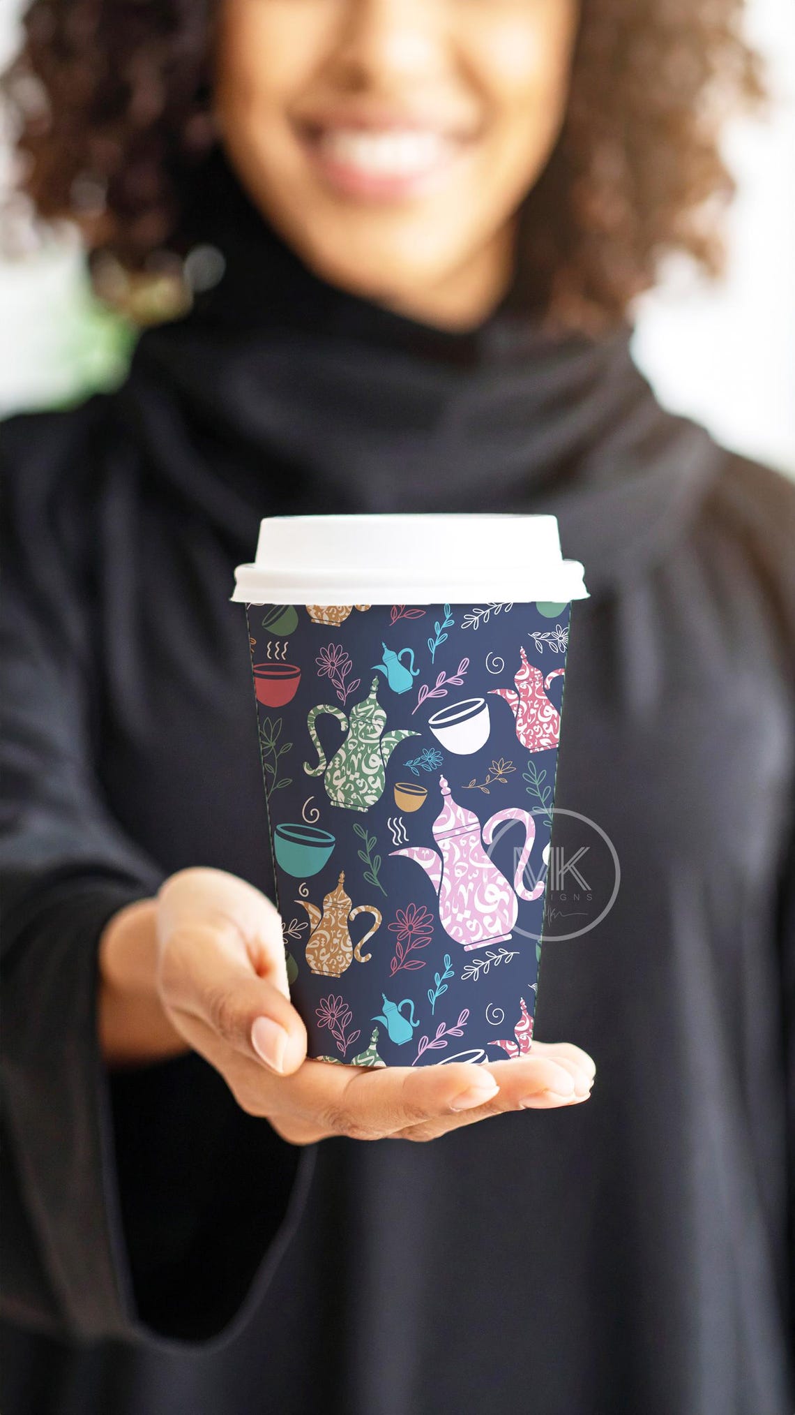 Arabic Coffee Seamless Pattern | Arabic Qahwa | Commercial Use | Coffee ...