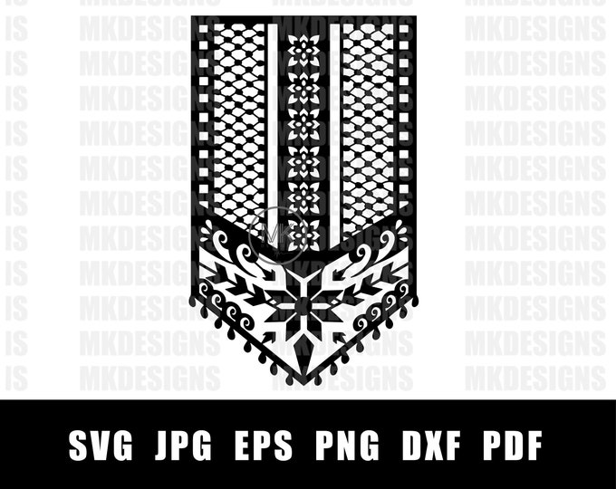 Palestinian Red Tatreez - Etsy