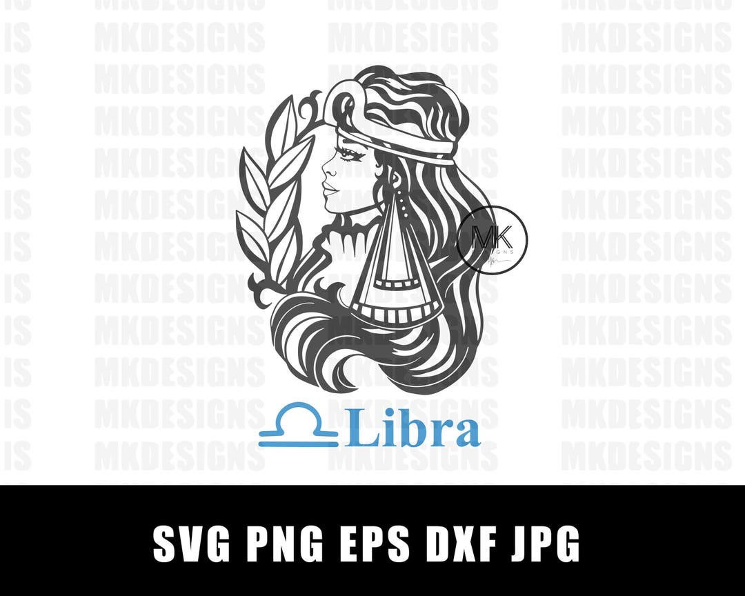 Libra Zodiac Sign Design | Silhouette | SVG Designs | Star Signs ...
