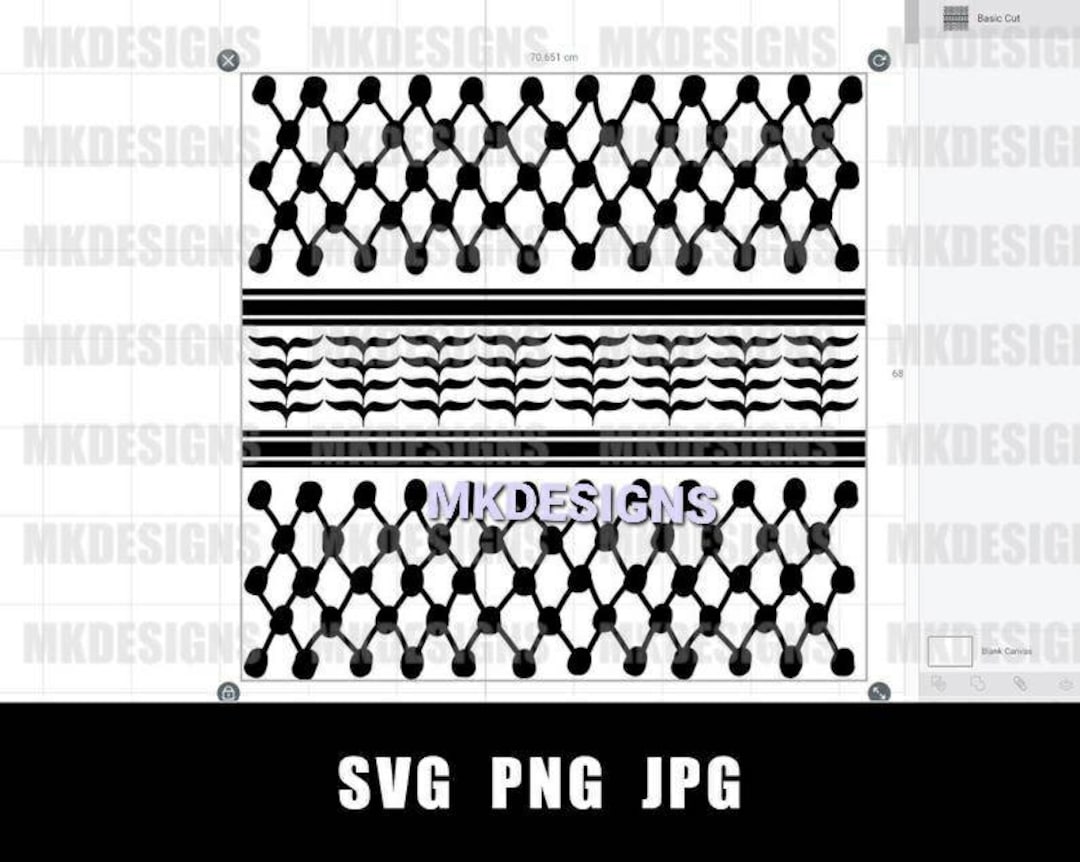 Palestinian Kufeya Print | 3 Sizes Included | Commercial Use ...