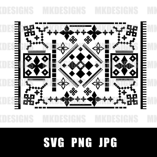 Tatreez Stencil Design - Etsy