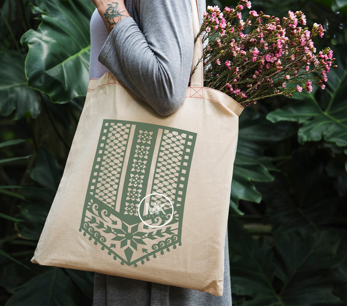 Palestinian Embroidery - Tatreez - Kufeya Pattern - SVG Design ...
