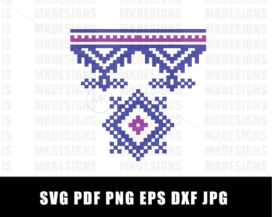 Embroidery - Tatreez Design | SVG Design | Cross Stitch | Commercial ...