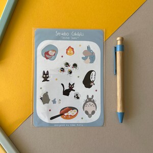 Cute Anime Characters Illustration Sticker Sheet / Digital Art, Cute ...