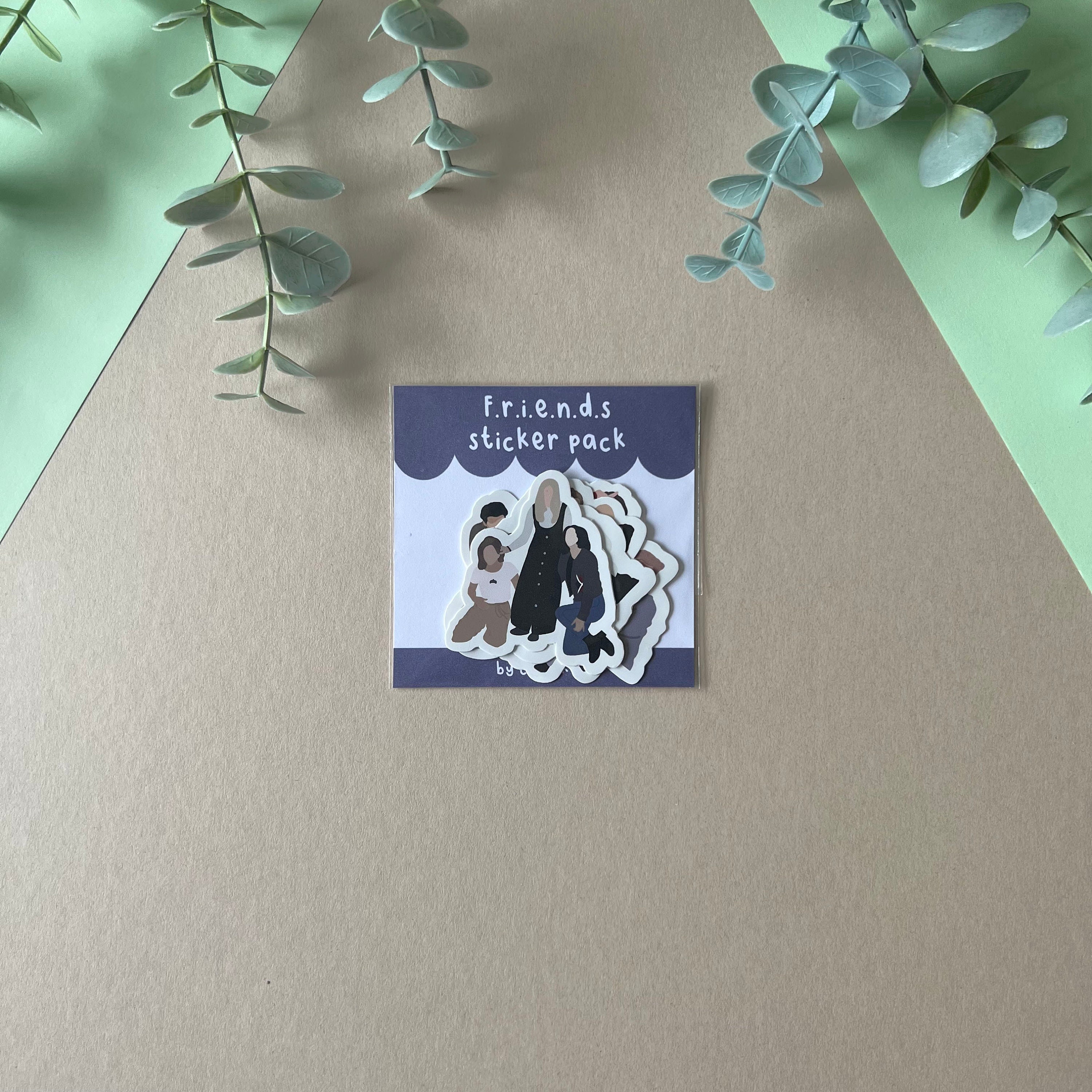 FRIENDS TV Show Characters Illustration Sticker Pack Digital - Etsy