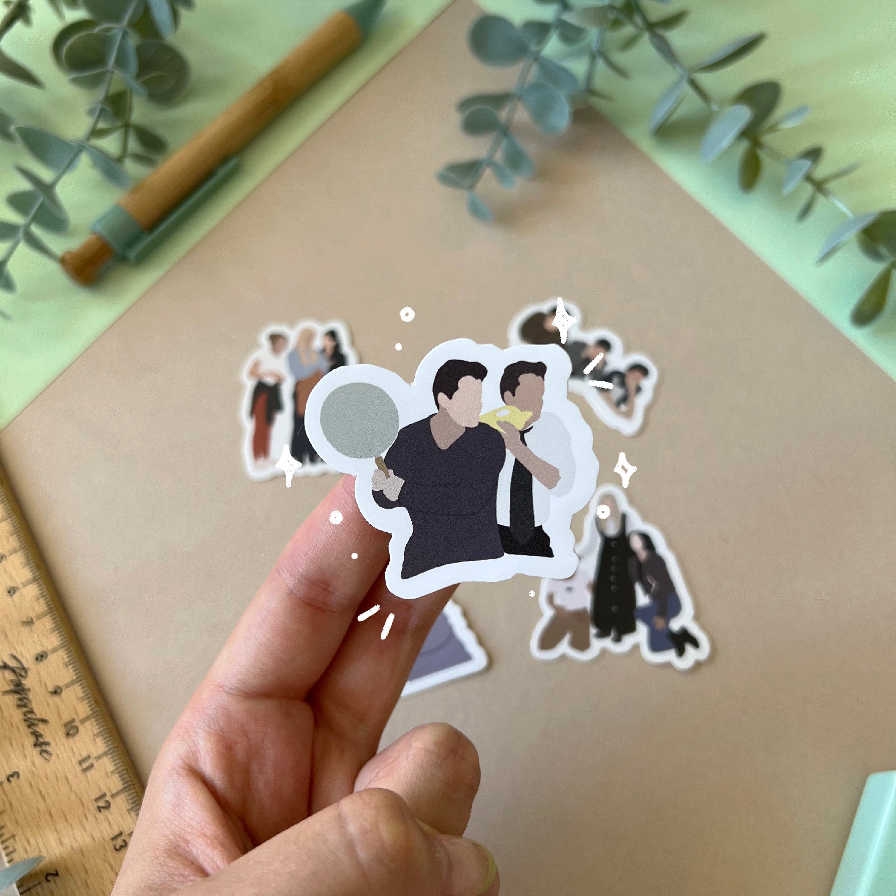 FRIENDS TV Show Characters Illustration Sticker Pack Digital - Etsy
