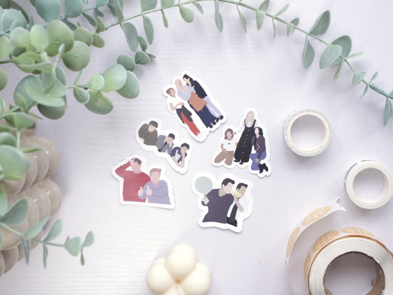 FRIENDS TV Show Characters Illustration Sticker Pack Digital | Etsy