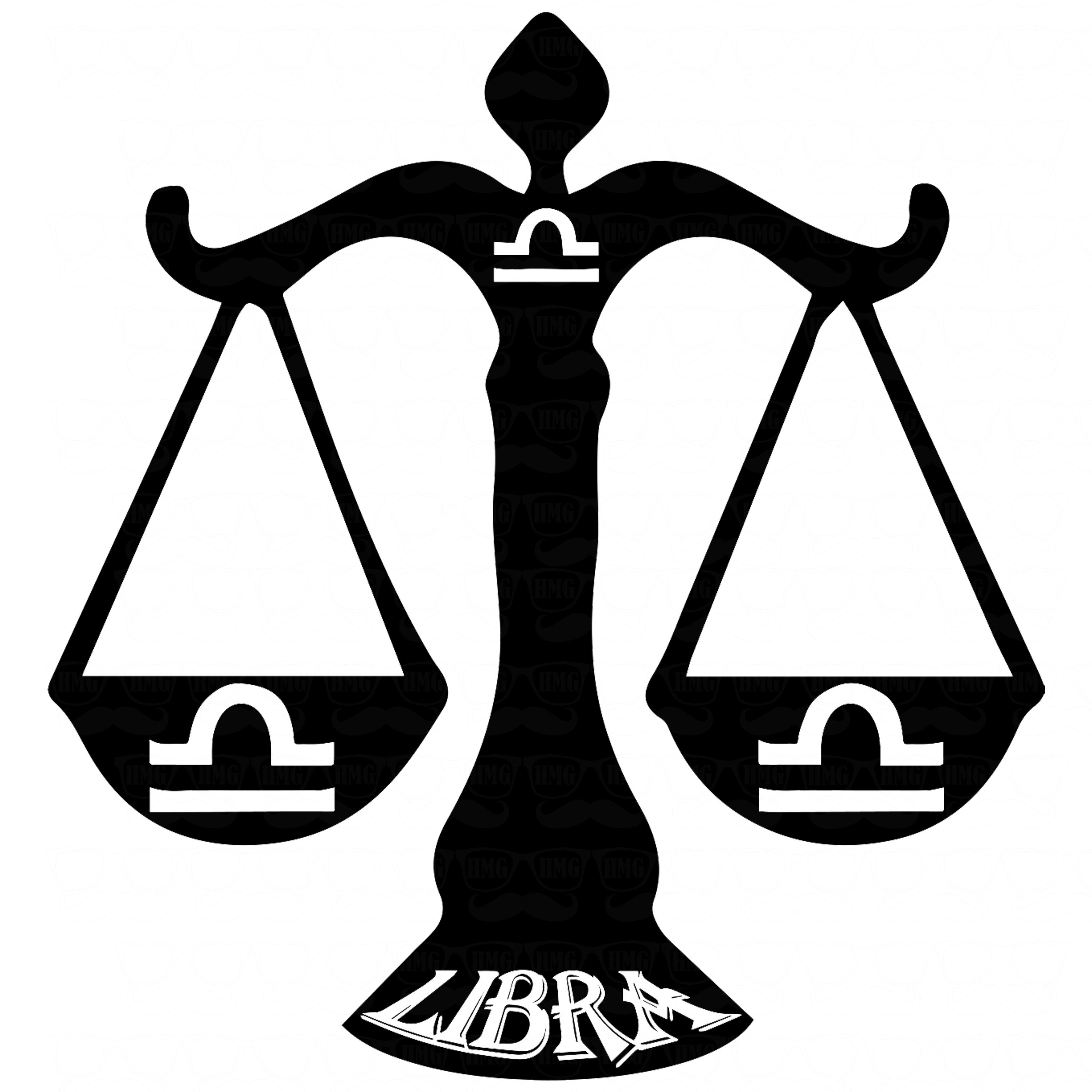 Libra Zodiac Sign Vector PNG - Etsy UK