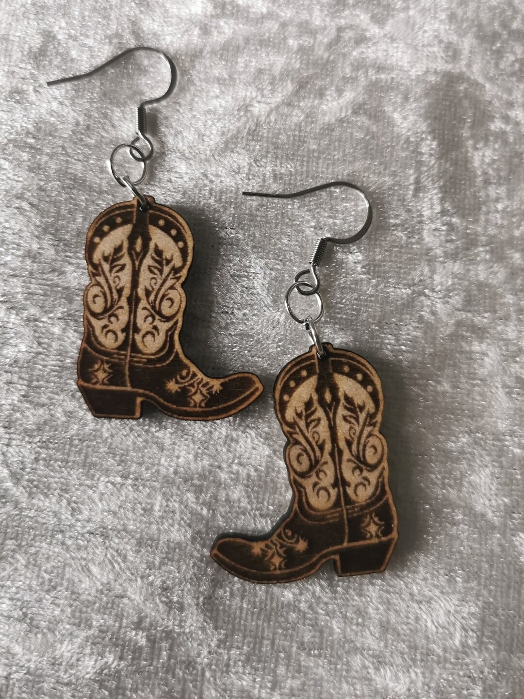 Country and Western Cowboy Earrings, Fun Festival Accessories ...