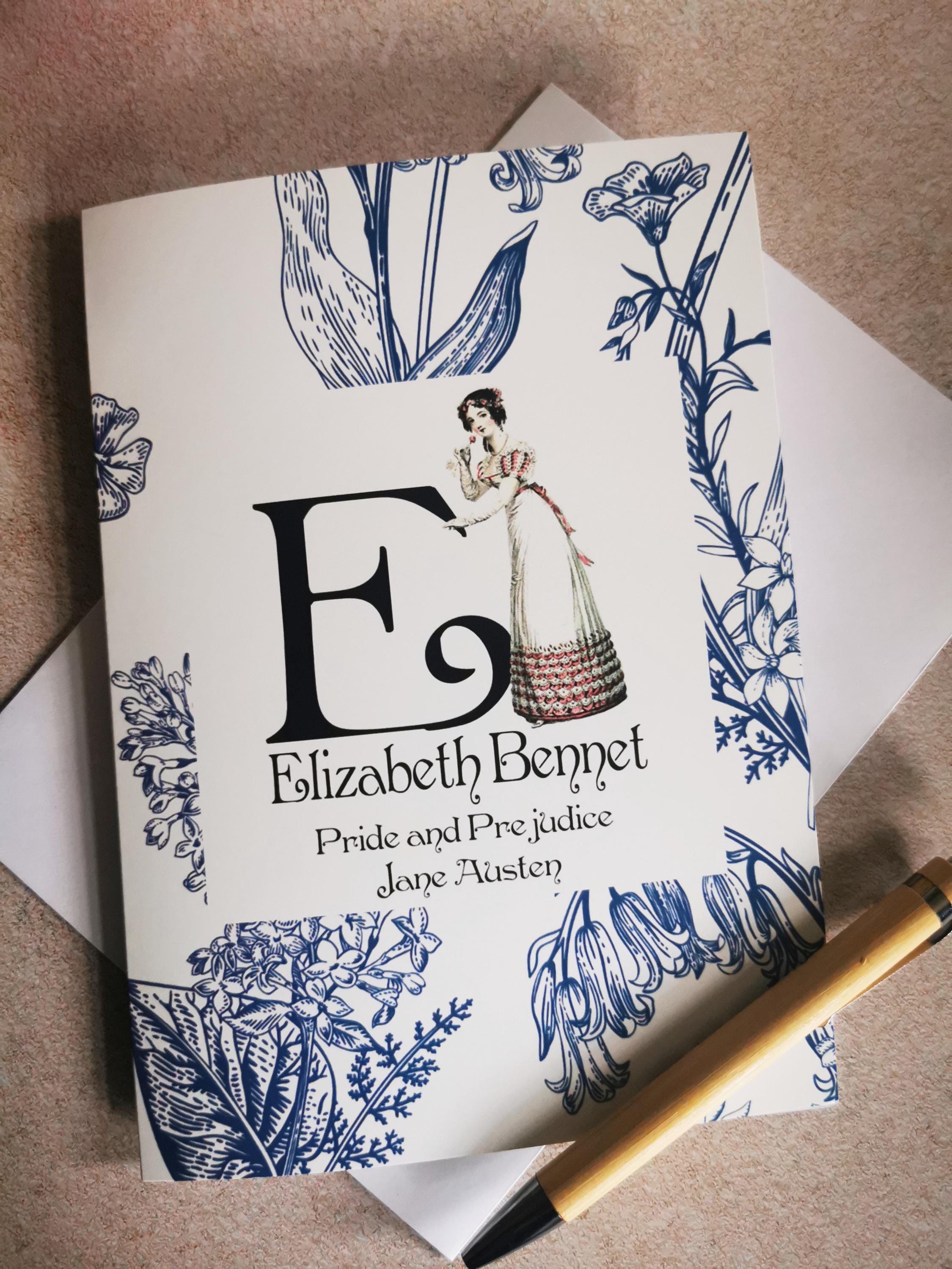 Jane Austen Elizabeth Bennet Card, Birthday Card for Austen Fans ...