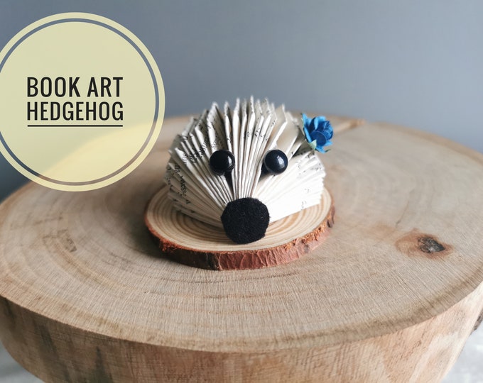 Small Paperbook Hedgehog - Etsy UK