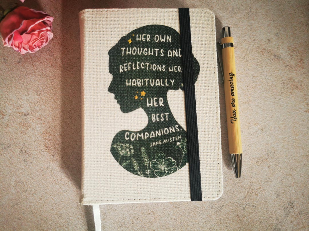 Jane Austen Notebook - 'her Own Thoughts and Reflections' Qoute ...