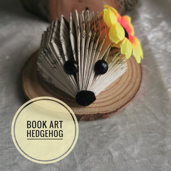 Book Hedgehog - Etsy UK