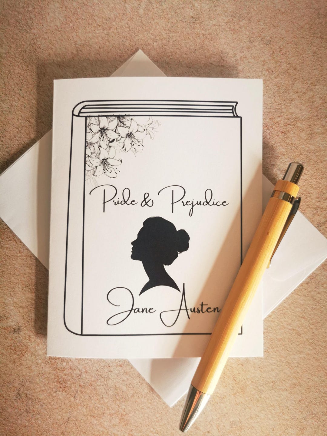 Jane Austen Pride and Prejudice Blank Greeting, A6 Literature Birthday ...