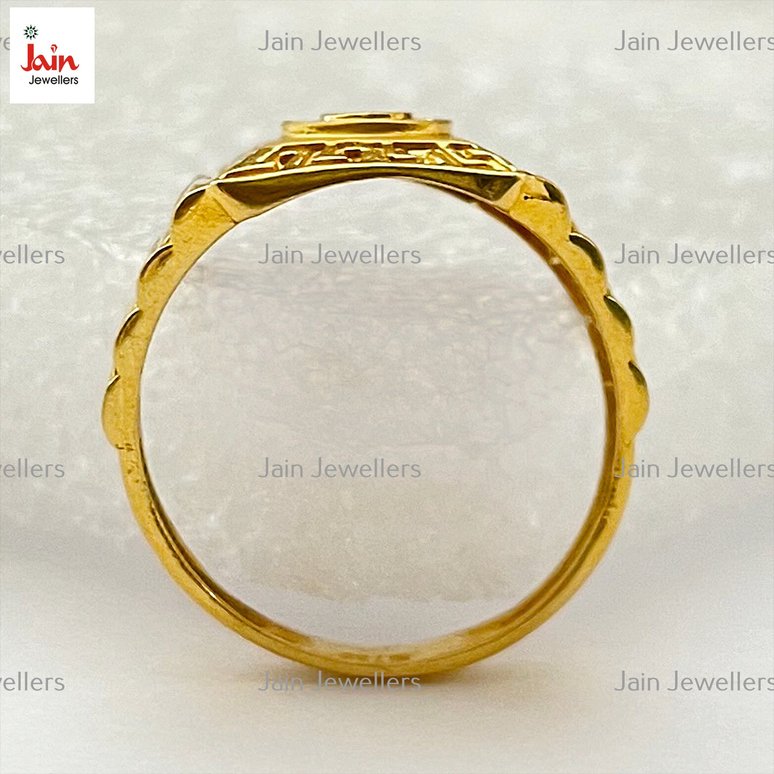 18 Kt, 22 Kt Hallmark Real Solid Yellow Gold BMW Signet Handmade Men's ...