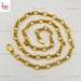 18 Kt, 22 Kt Hallmark Real Gold Cable Link Chain Men's Necklace Width ...