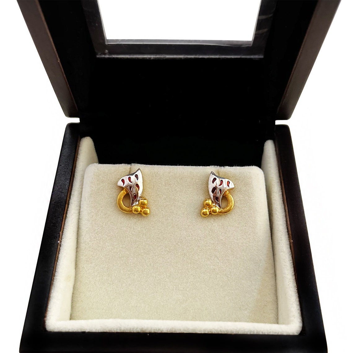 Fine Jewelry 18 Kt Hallmark Certified Real Solid Yellow Gold Handmade ...
