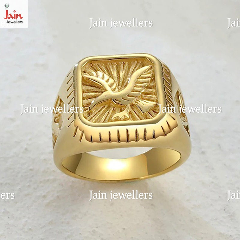 Man Gold Ring - Etsy