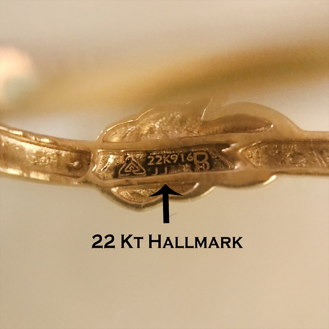 Fine Jewelry 18 Kt 22 Kt Hallmark Certified Real Solid Yellow - Etsy