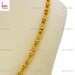 18 Kt, 22 Kt Hallmark Real Gold Cable Link Chain Men's Necklace Width ...