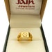 Fine Jewelry 14K, 18K, 22K Real Solid Yellow Gold Ring, Hallmark ...