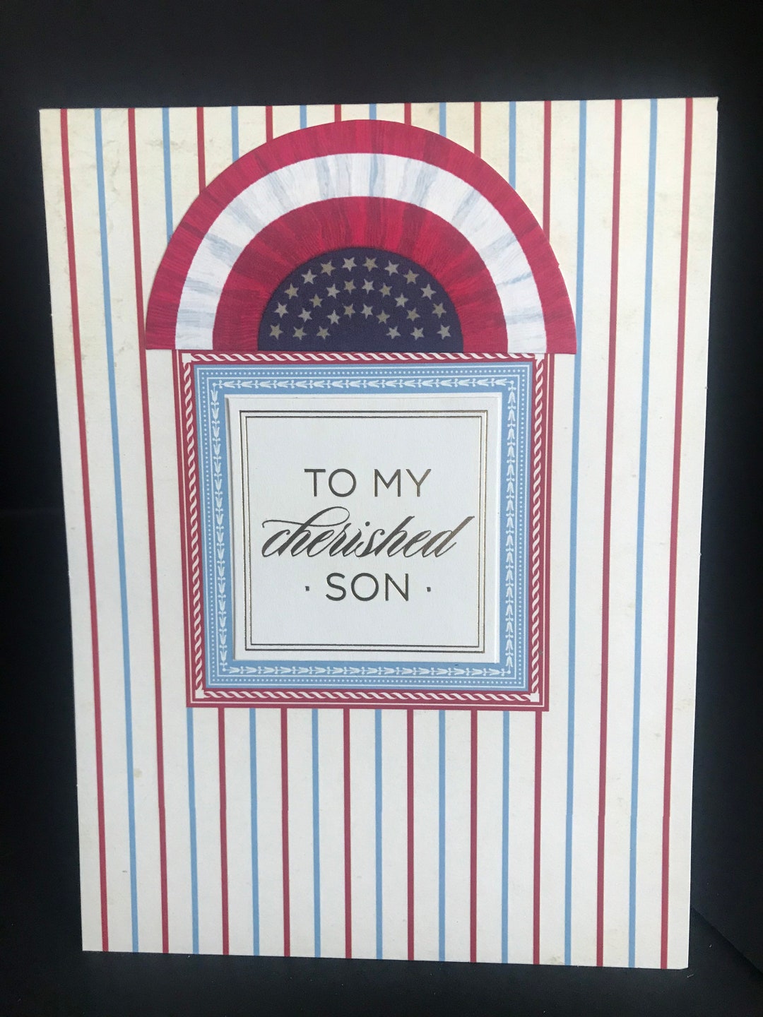 Beautiful, Patriotic Pop-up Card - Etsy