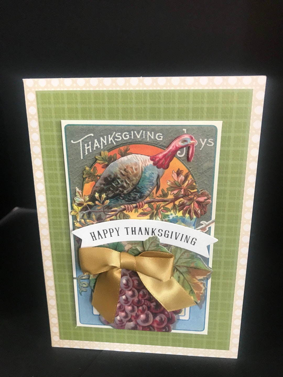 Beautiful Handmade Layered 3D Thanksgiving Card - Etsy