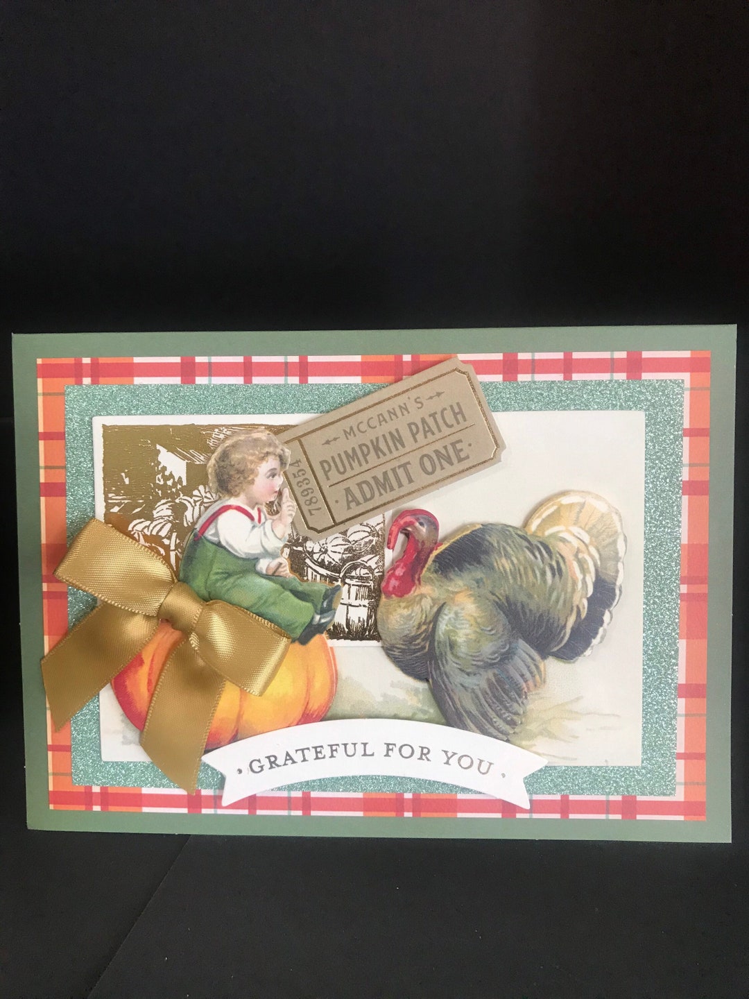 Beautiful Handmade Layered 3D Thanksgiving Card - Etsy