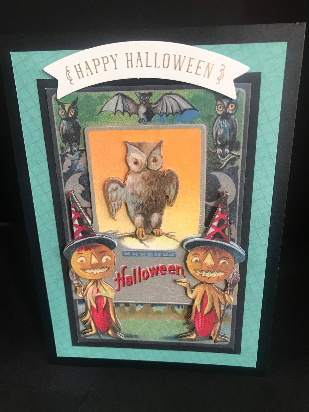 Beautiful Handmade Layered 3D Halloween Card - Etsy