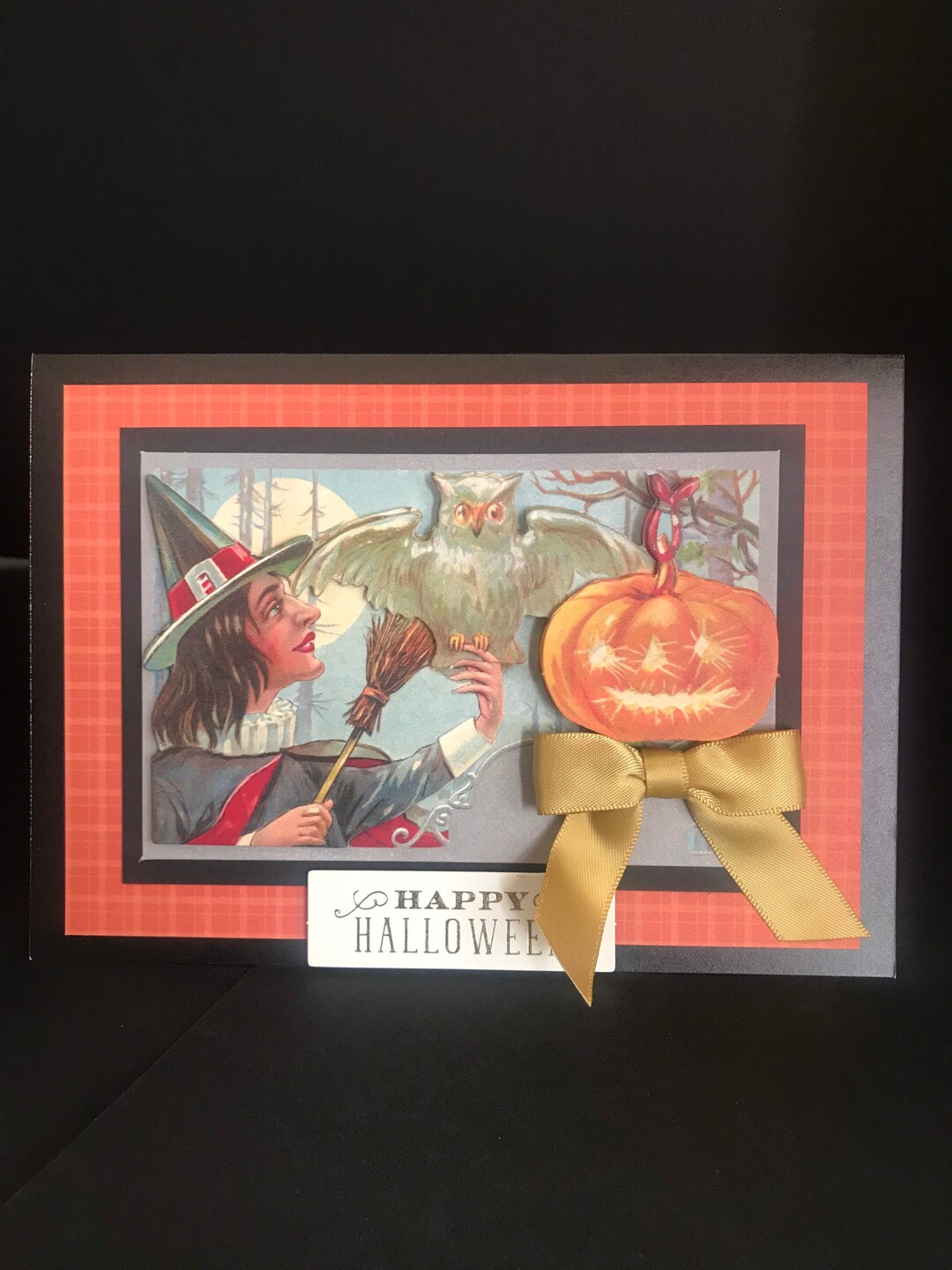 Beautiful Handmade Layered 3D Halloween Card - Etsy