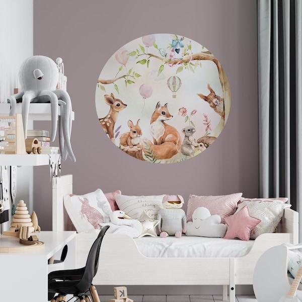Round Wall Decal - Etsy UK