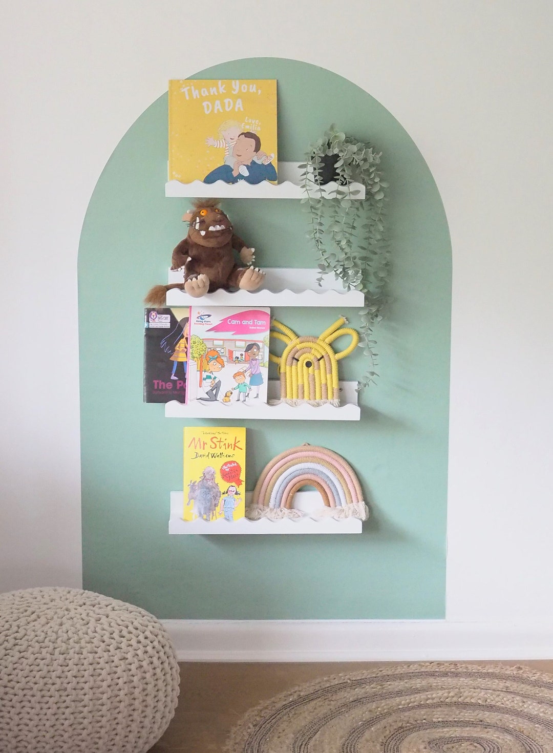 Children Bookshelf Set, Bookcase, Children Bookshelf, Storage for Books ...