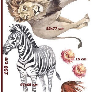 Safari Stickers, Jungle Wall Stickers, Children Wall Stickers, Nursery ...